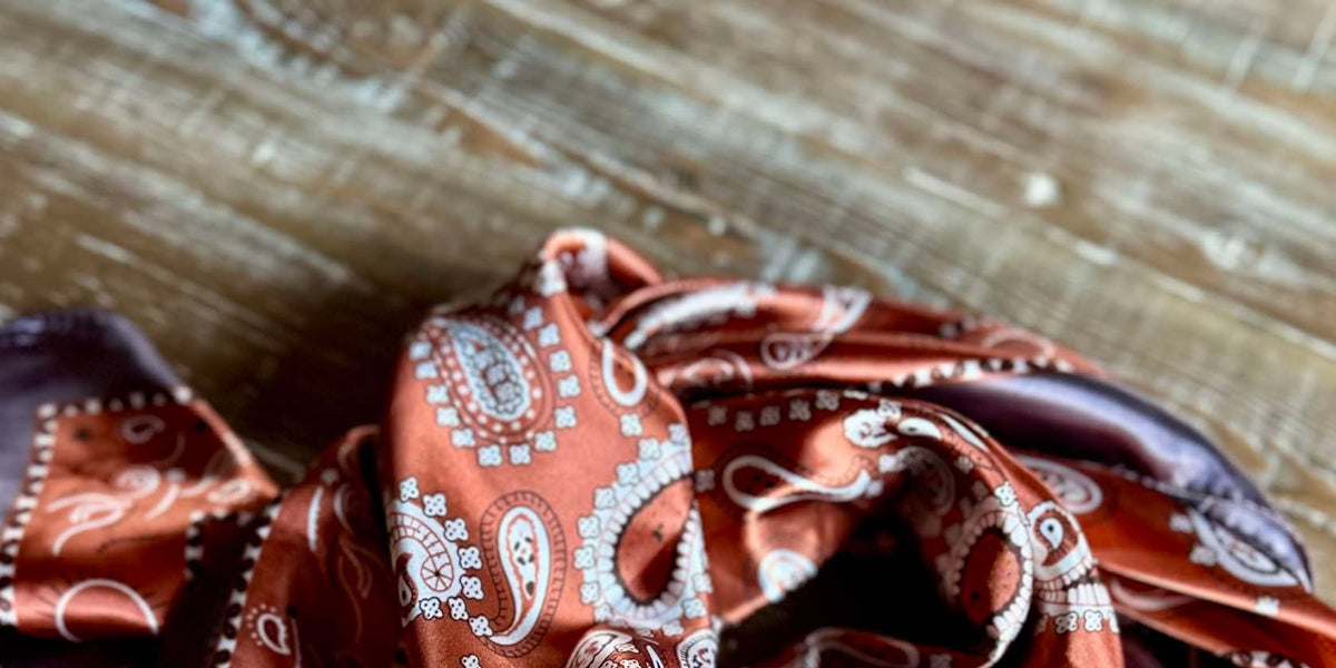 Border Bandana Rust – TC Ranchwear, Llc.