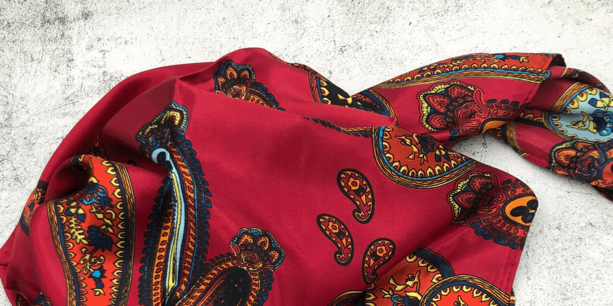 Red Paisley Border – TC Ranchwear, Llc.